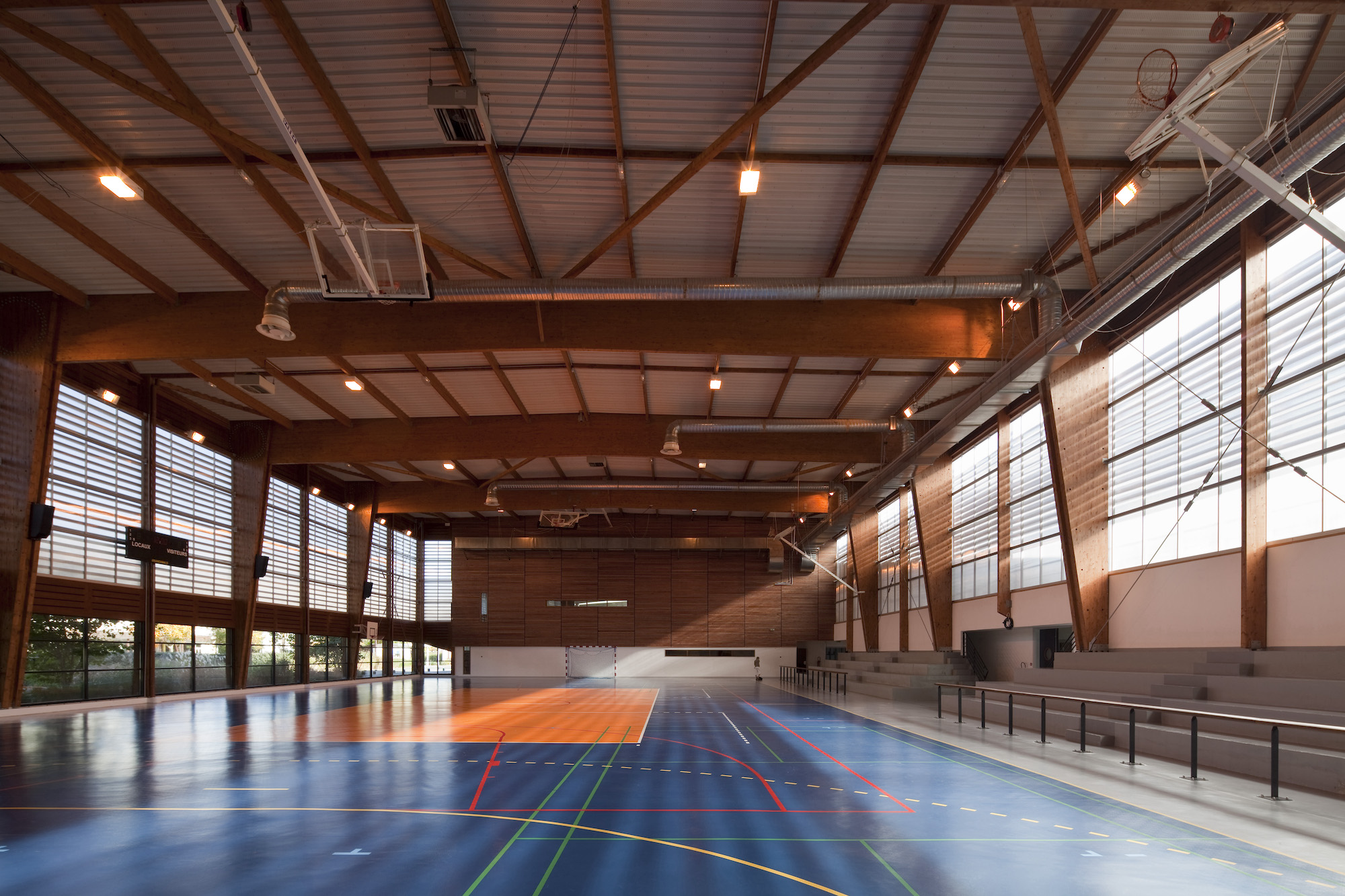Centre sportif Joliot-Curie - Epicuria Architectes