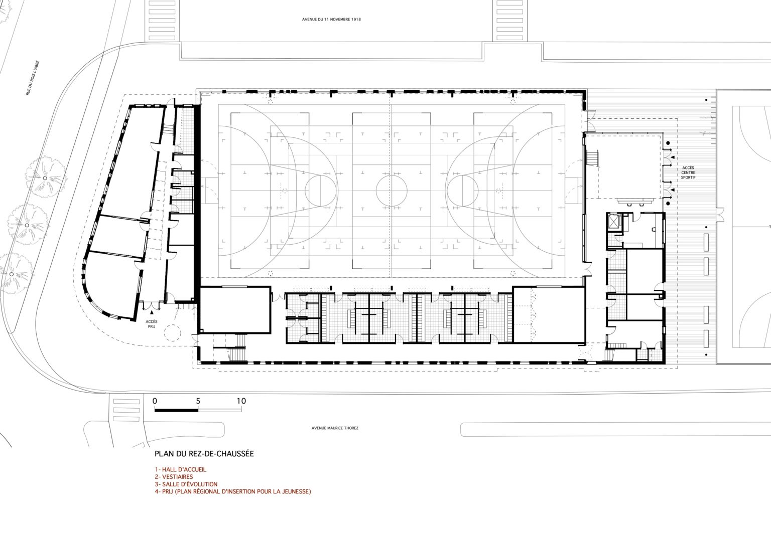 Gymnase Jesse Owens - Epicuria Architectes