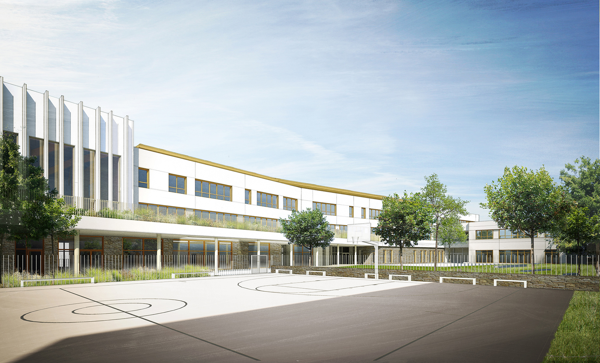 Nouveau collège Voltaire - Epicuria Architectes